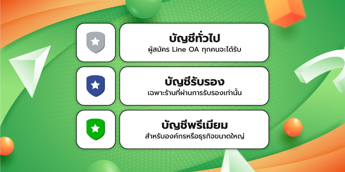 ทำความรู้จักประเภทของบัญชี LINE Official Account | Sellsuki
